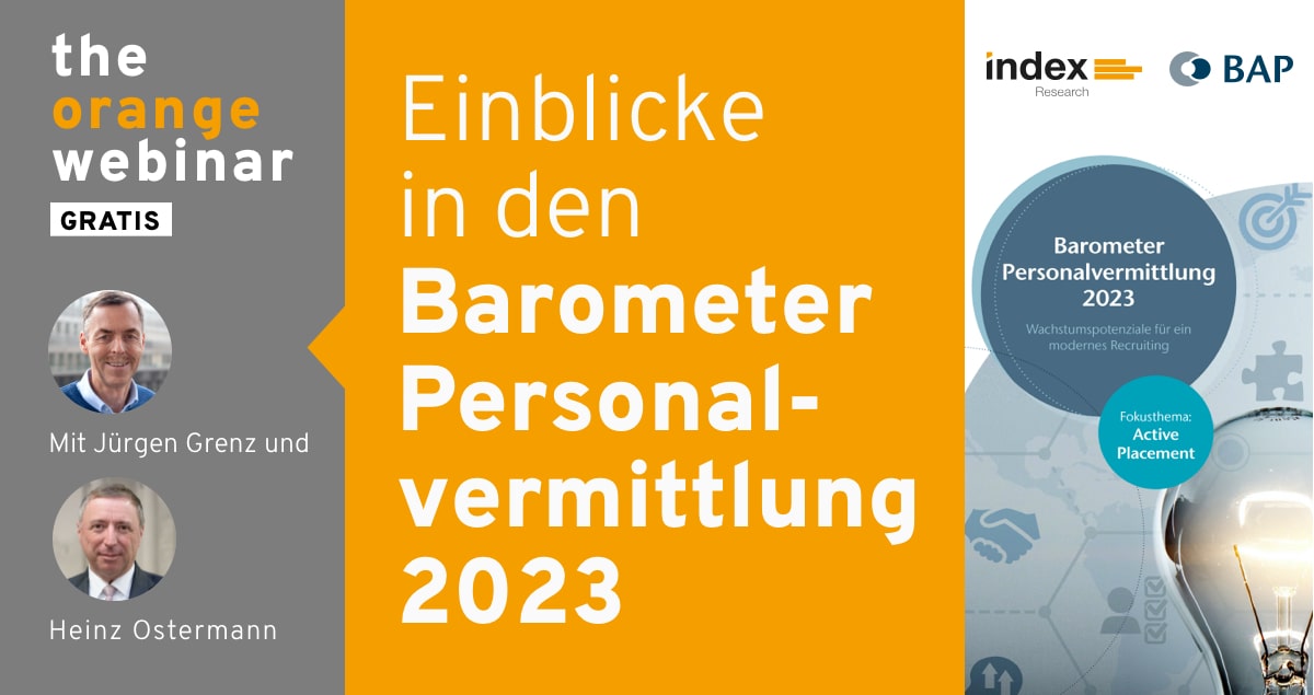 Einblicke in den Barometer Personalvermittlung 2023
